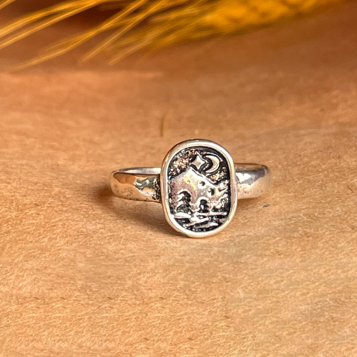 Rustic Nightfall Ring – Aspen Jewelry