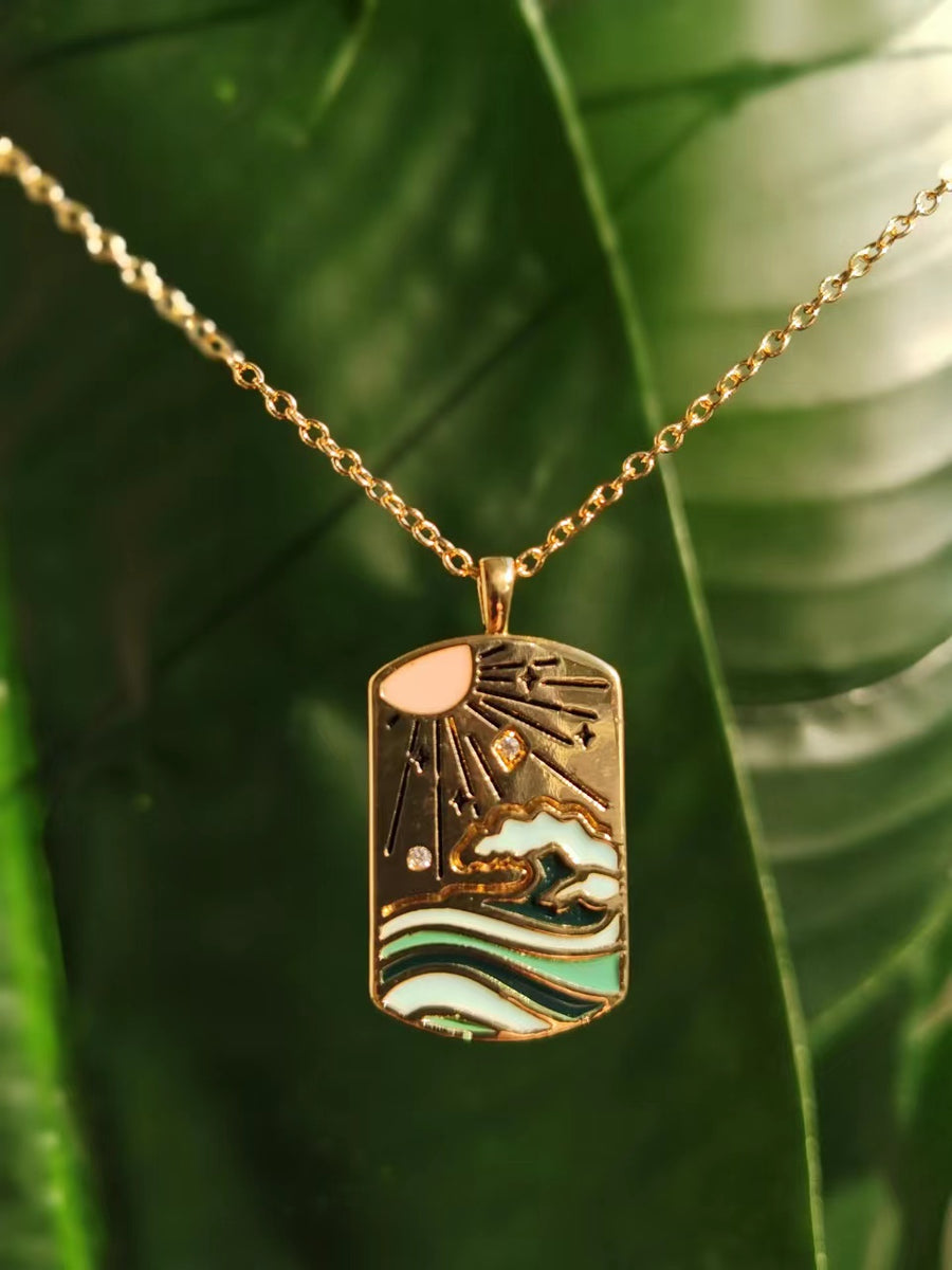 Morning Wave Necklace – Aspen Jewelry